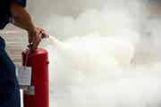 Fire extinguisher foam and residue can be hard to clean but it can be ...